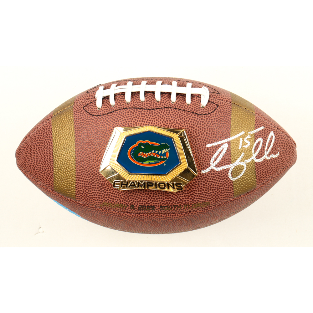 Tim Tebow Signed Florida Gators 2009 BCS Championship Logo Football ...