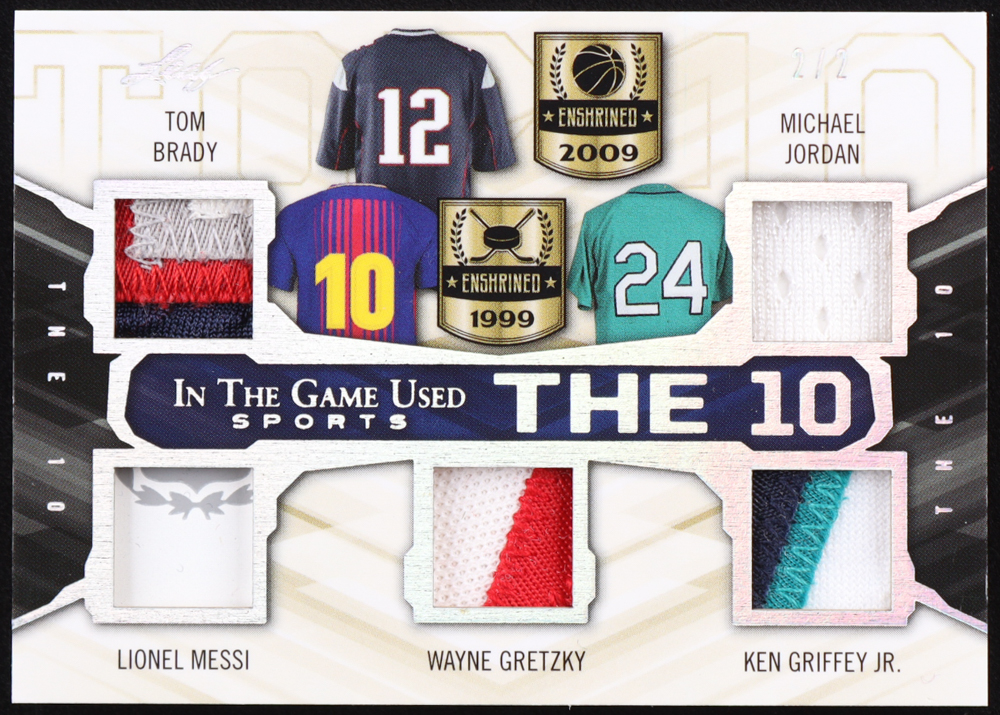 Tom Brady / Michael Jordan / Lionel Messi / Wayne Gretzky / Ken Griffey ...