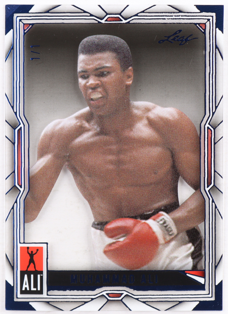 Muhammad Ali 2024 Leaf Muhammad Ali Legacy Collection Clear Blue #5 #1/ ...