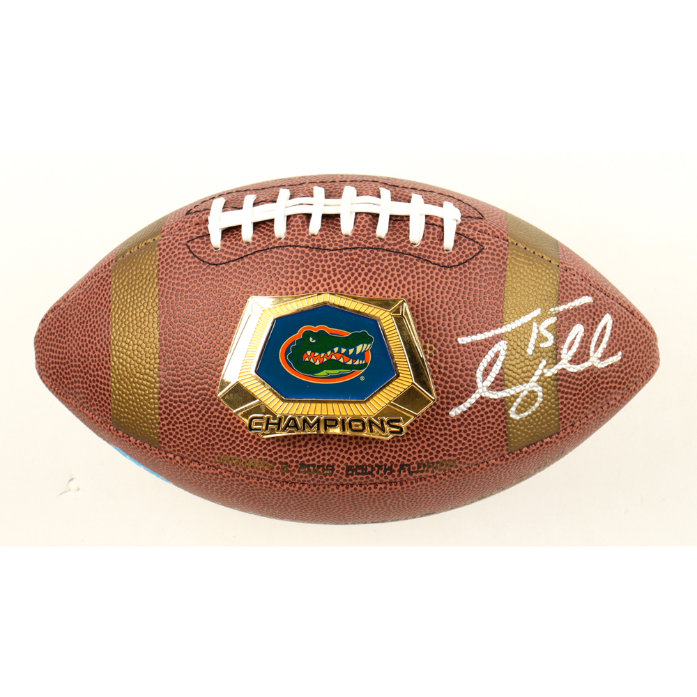 Tim Tebow Signed Florida Gators 2009 BCS Championship Logo Football ...