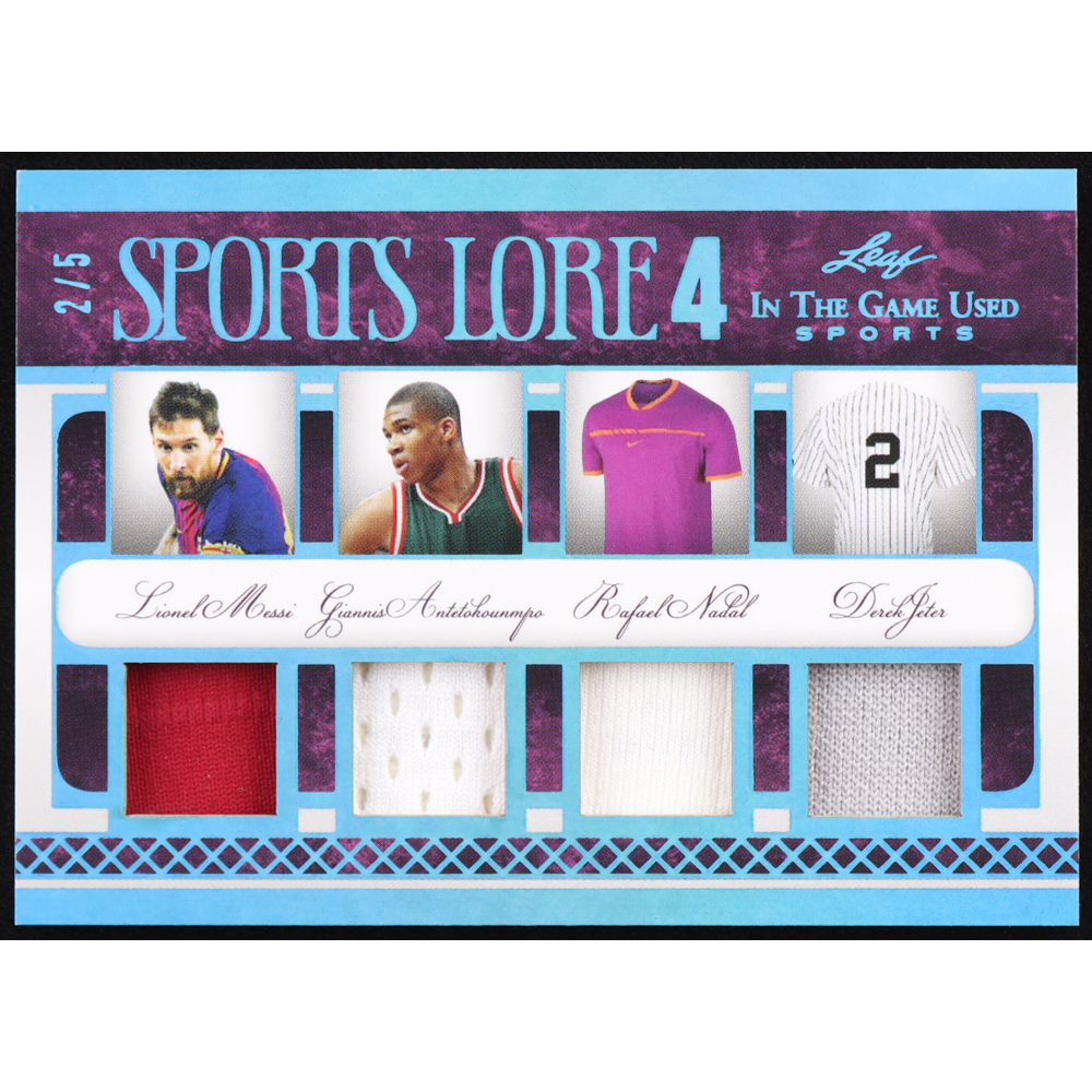 Lionel Messi / Giannis Antetokounmpo / Rafael Nadal / Derek Jeter 2022 ...