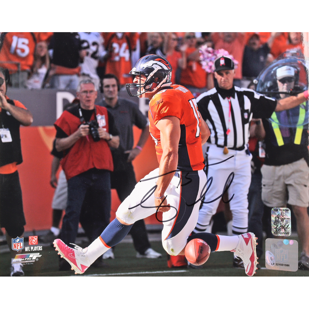 Tim Tebow Signed Patriots 8x10 Photo (Tebow) | Pristine Auction