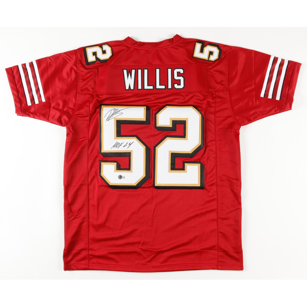 Patrick WIllis Signed Jersey Inscribed "HOF 24" (Beckett) | Pristine Auction