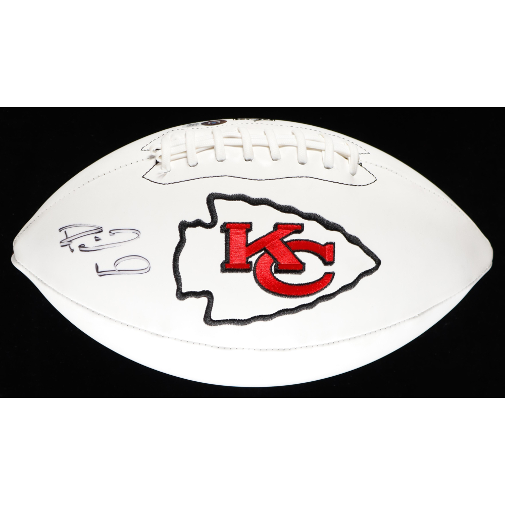Patrick Mahomes Signed Chiefs Logo Football (Beckett) | Pristine Auction