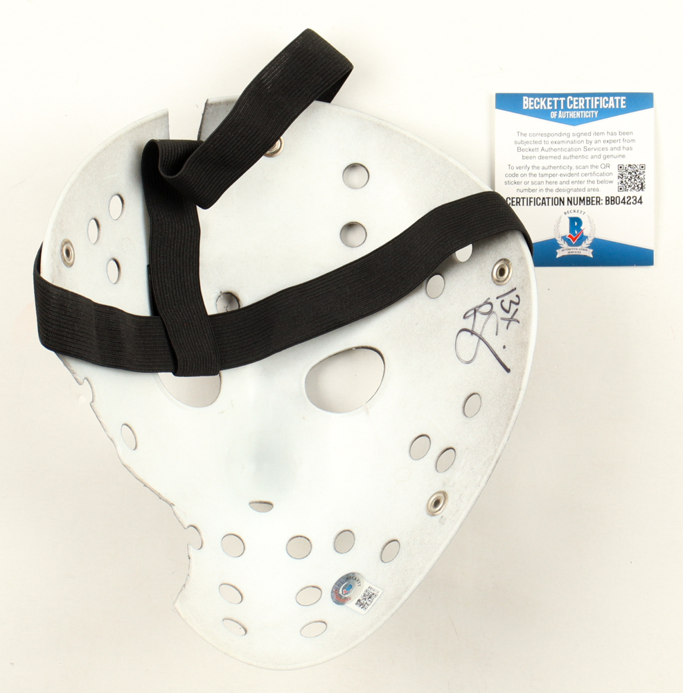 Kane Hodder Signed "Friday the 13th" Mask Inscribed "Hell Jason ...