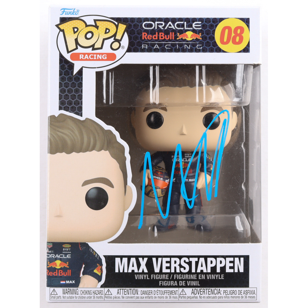 Max Verstappen Signed Oracle Red Bull Racing #03 Funko Pop! Vinyl ...
