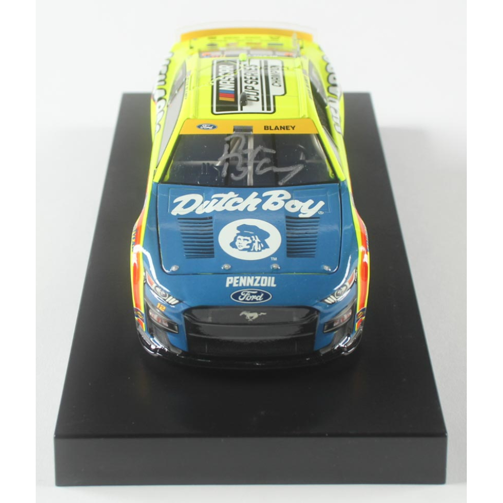 Ryan Blaney Signed 2023 #12 Menards Dutch Boy Champion 1:24 Diecast Car ...