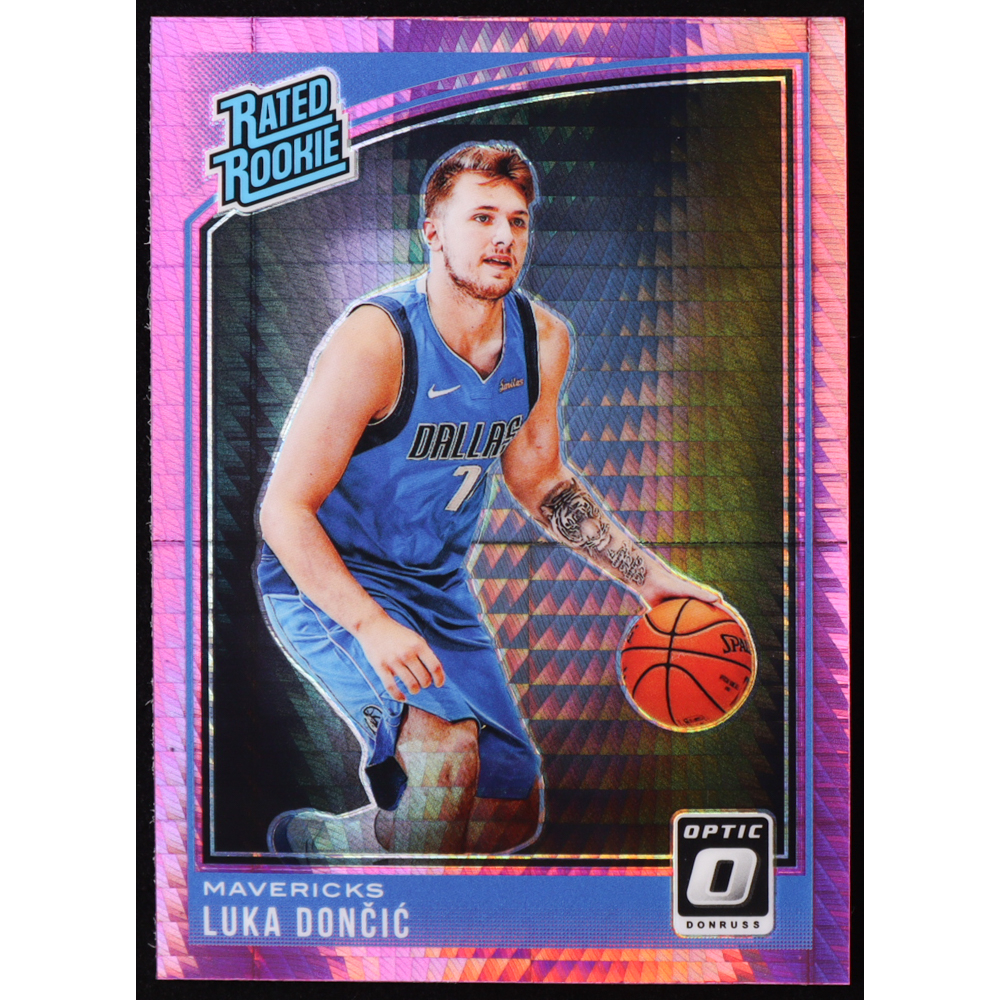 Luka Doncic 2018-19 Donruss Optic Pink Hyper #177 RR RC | Pristine Auction