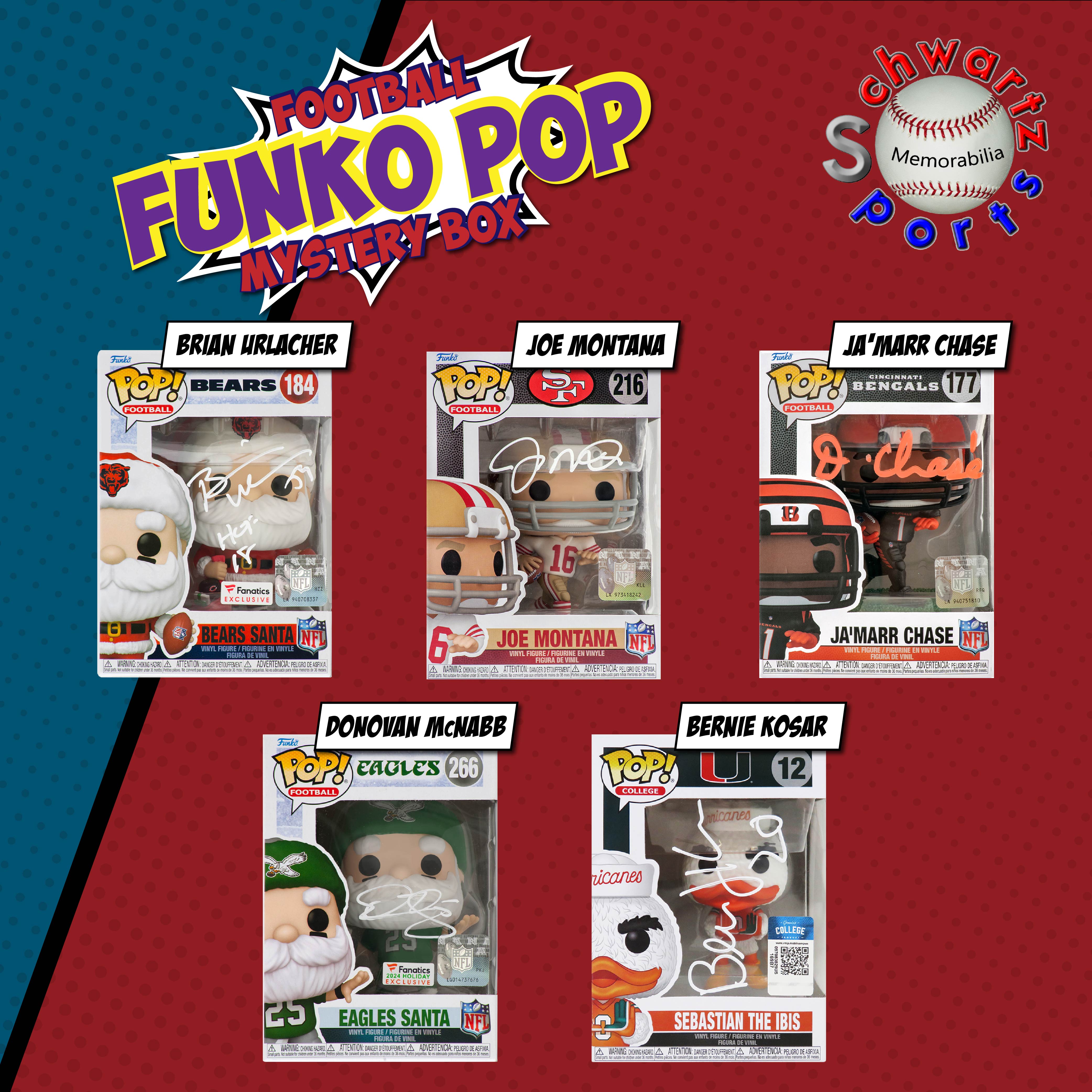 Football FUNKO POP Signed Mystery Box - Series 2 (Limited to 100 ...