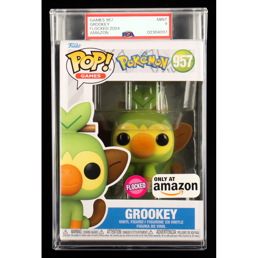 Grookey "Pokemon" Funko Pop! Games #957 Vinyl Figure (PSA 9) | Pristine ...