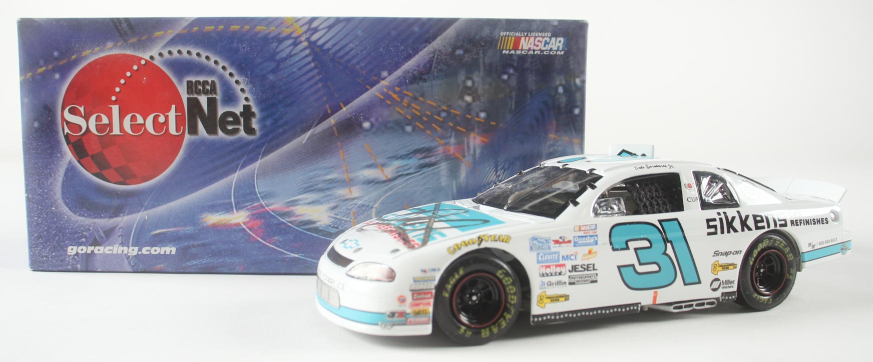 Dale Earnhardt Jr. Signed NASCAR #31 Sikkens White 1997 Monte Carlo - 1 ...