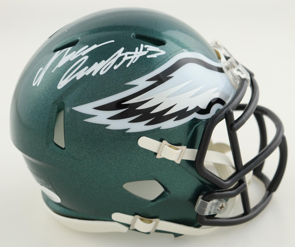 Nolan Smith Jr. Signed Eagles Speed Mini Helmet (JSA) | Pristine Auction