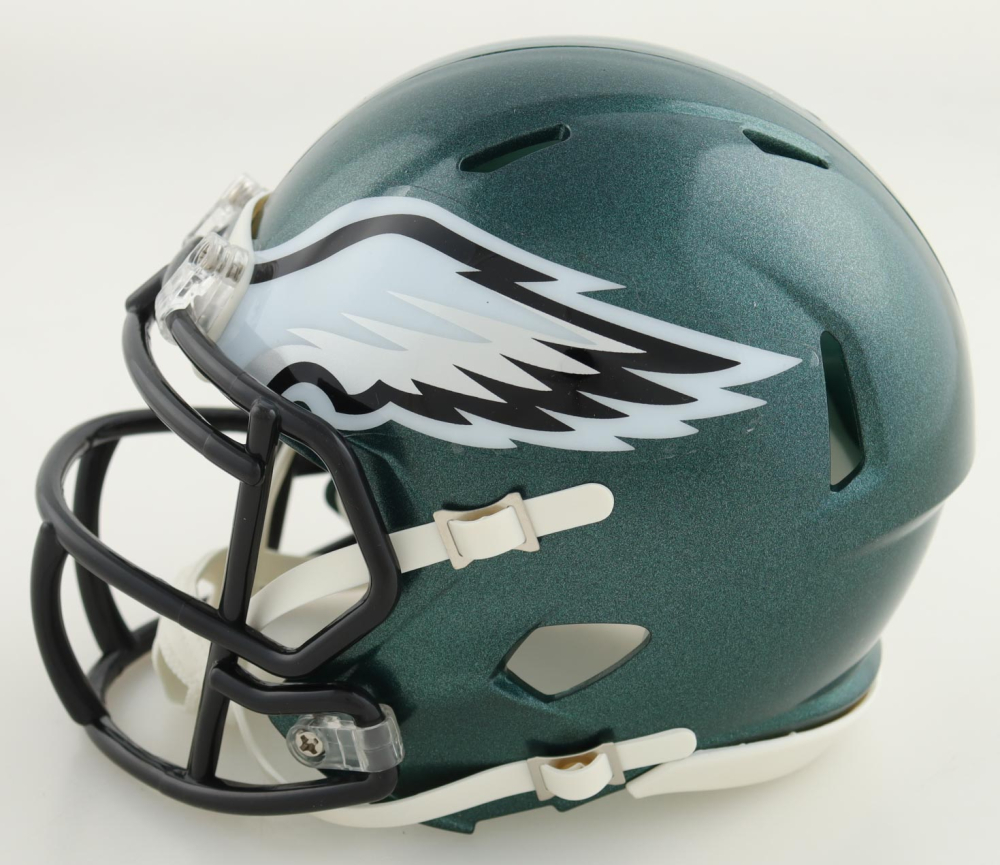 Nolan Smith Jr. Signed Eagles Speed Mini Helmet (JSA) | Pristine Auction