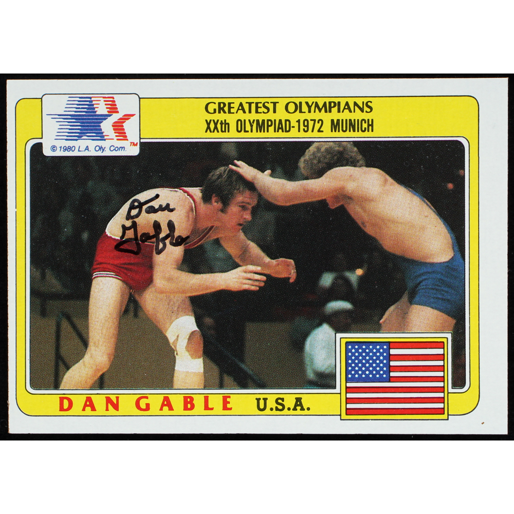 Dan Gable Signed 1983 Topps History's Greatest Olympians #5 (JSA ...