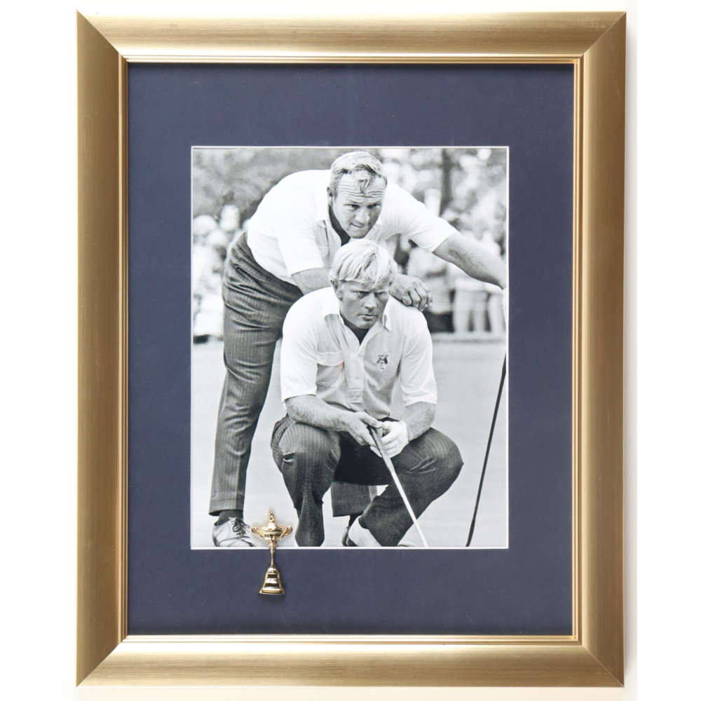 Jack Nicklaus & Arnold Palmer Line up the Putt at Kiawah Island Custom ...