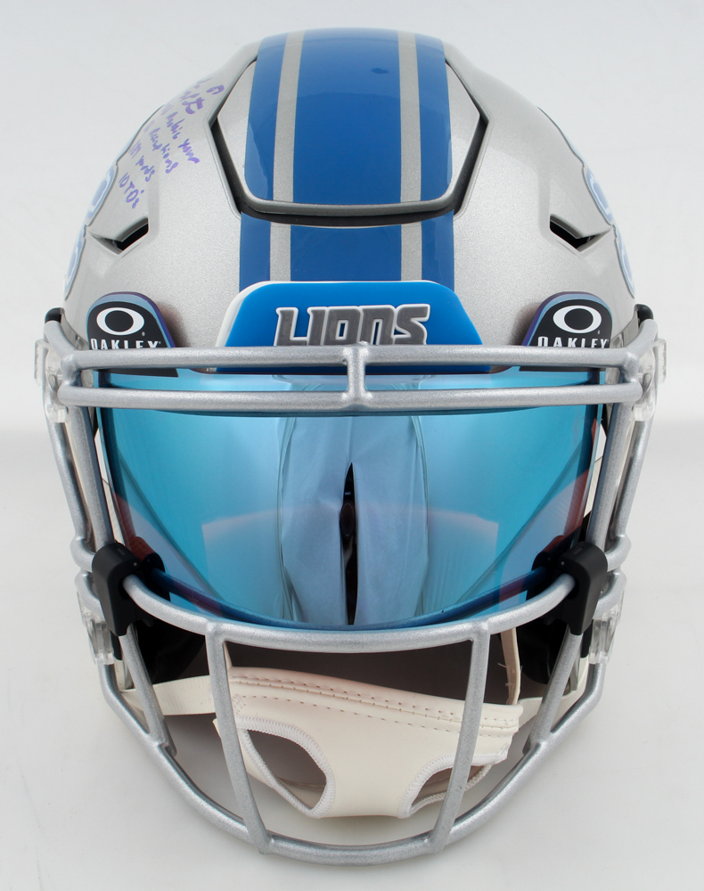 Sam LaPorta Signed Lions Full-Size Authentic On-Field Speed-Flex Helmet ...