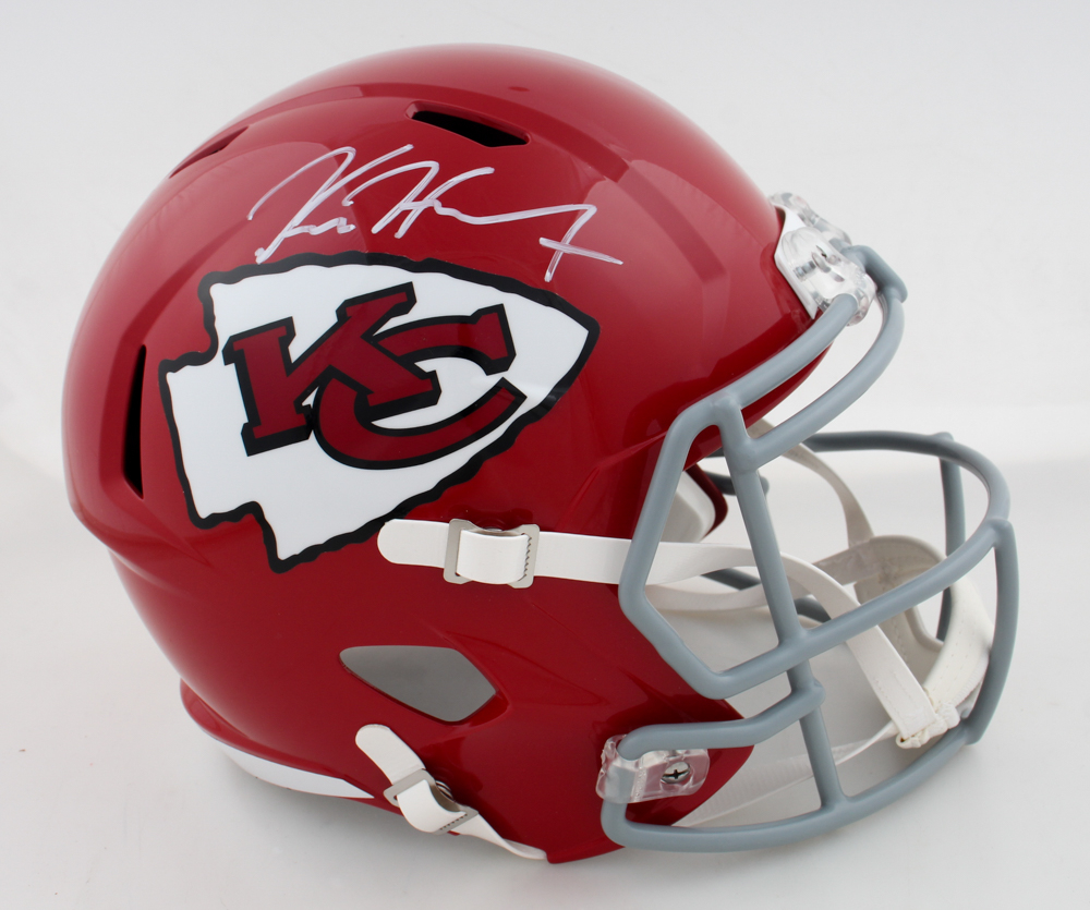 Kareem Hunt Signed Chiefs Full-Size Speed Helmet (Beckett) | Pristine Auction