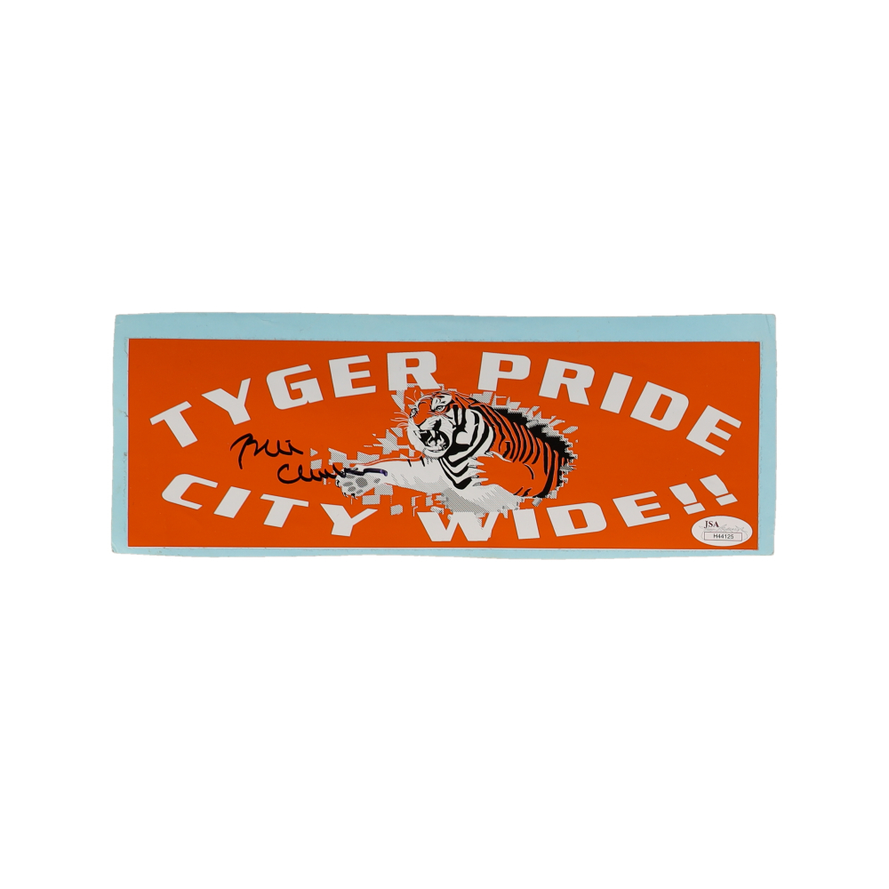 Bill Clinton Signed "Tyger Pride City Wide!!" Bumper Sticker (JSA ...