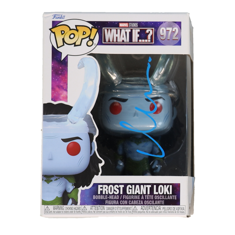 Matt Damon Signed "What If...?" #972 Frost Giant Loki Funko Pop! Vinyl ...