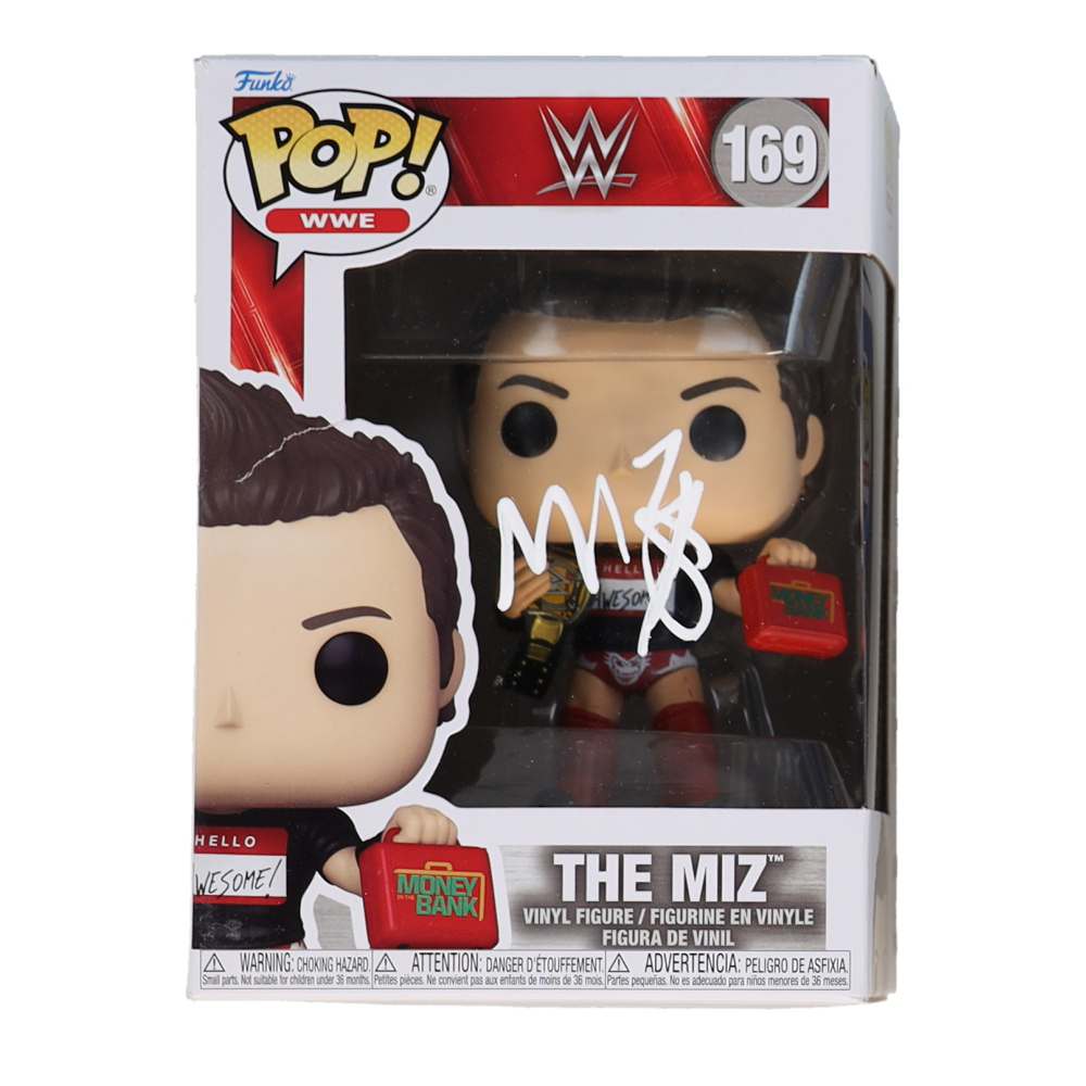 Mike Mizanin Signed "WWE" #169 The Miz Funko Pop! Vinyl Figure (AWM ...