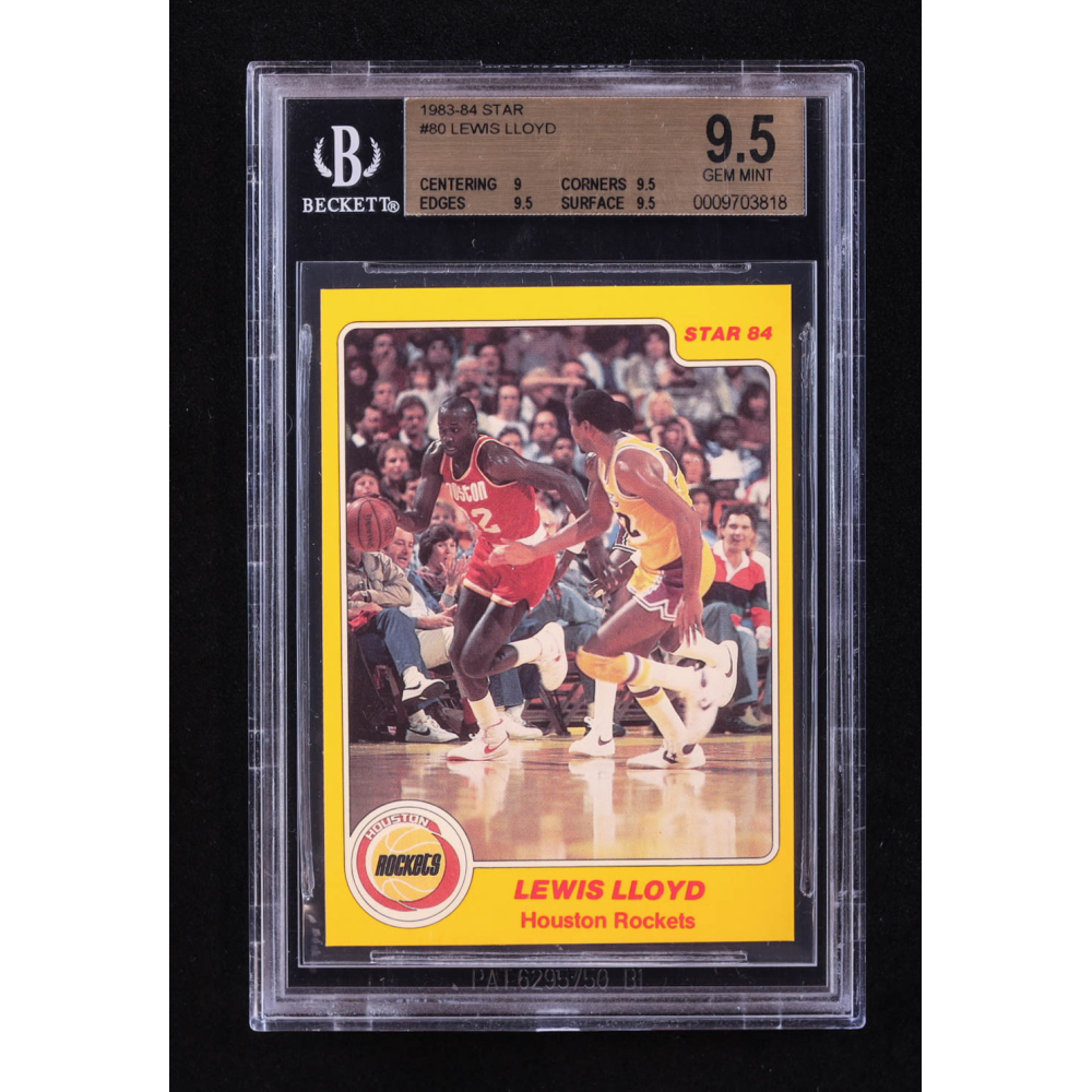 Lewis Lloyd 1983-84 Star #80 (BGS 9.5) | Pristine Auction