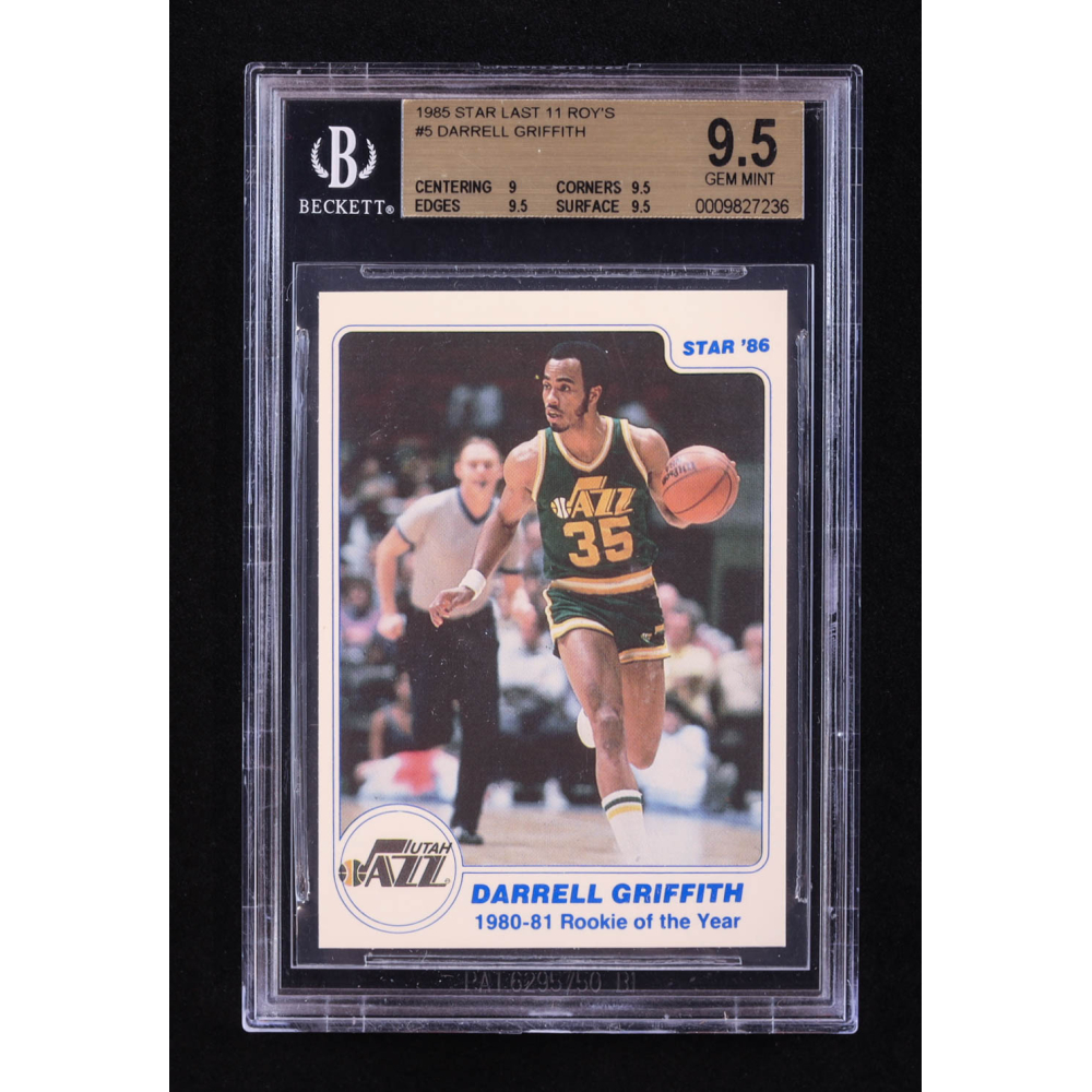 Darrell Griffith 1985 Star Last 11 ROY's #5 (BGS 9.5) | Pristine Auction