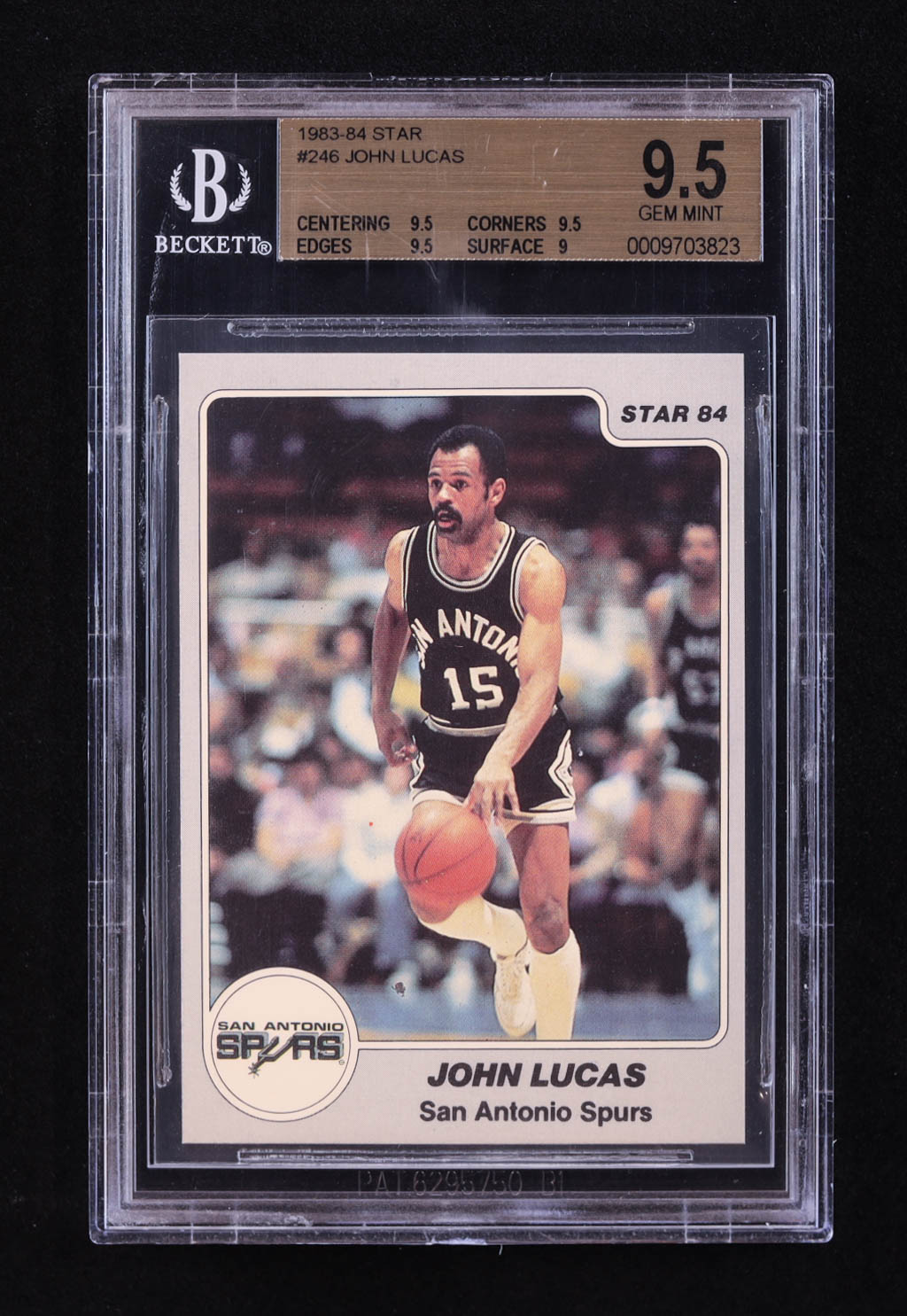 John Lucas 1983-84 Star #246 (BGS 9.5) | Pristine Auction