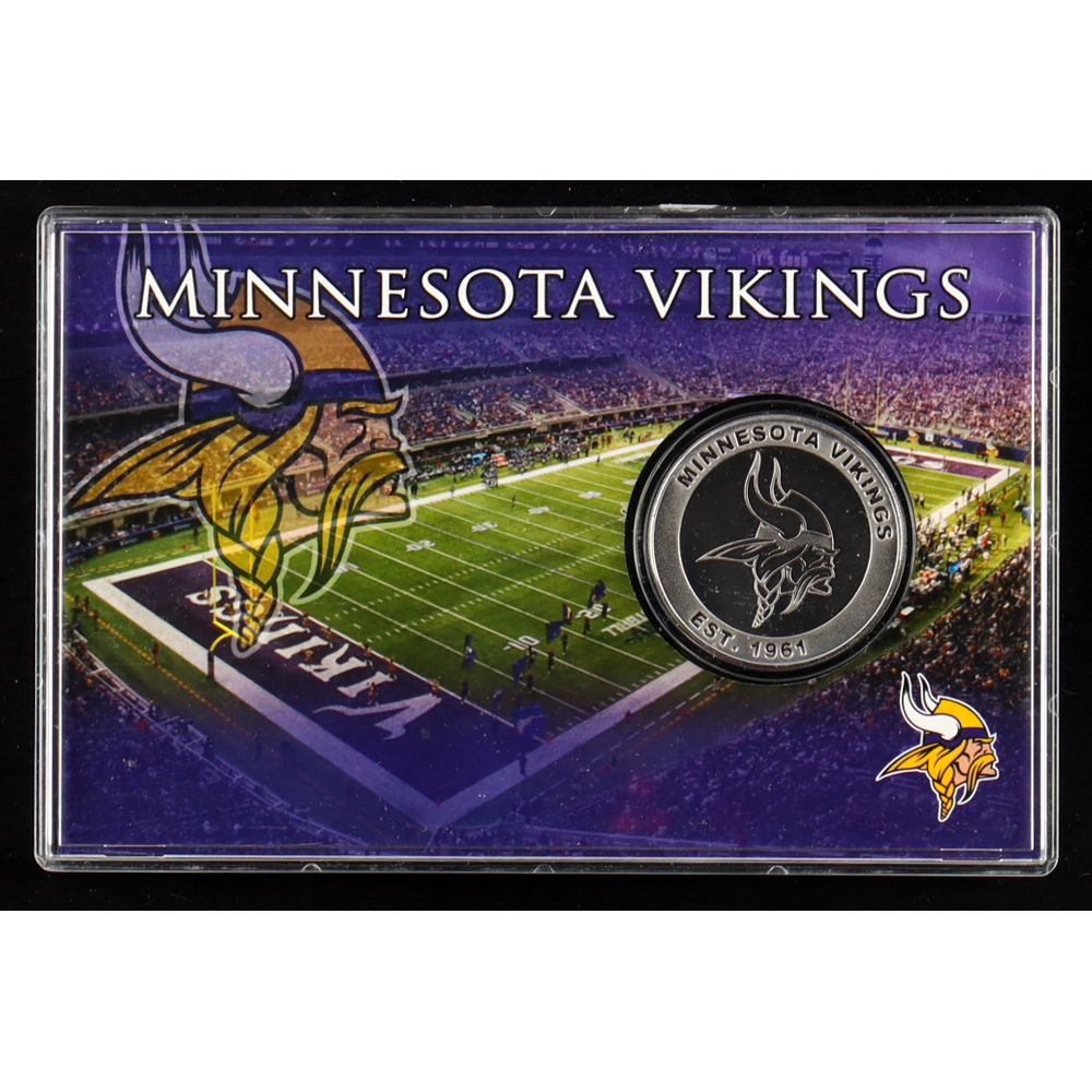 Minnesota Vikings Highland Mint Medallion Display | Pristine Auction