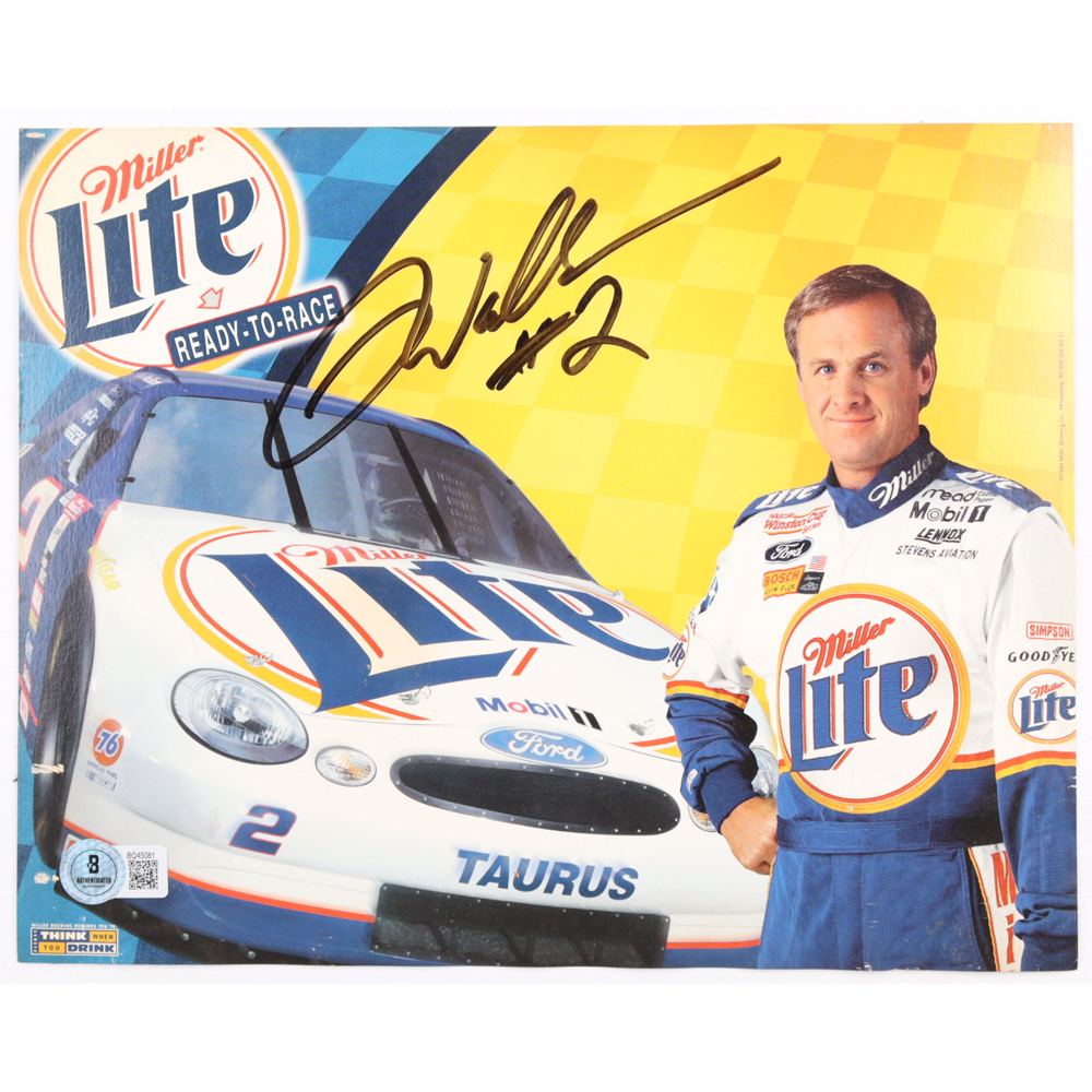 Rusty Wallace Signed NASCAR 8x10 Photo (Beckett) | Pristine Auction