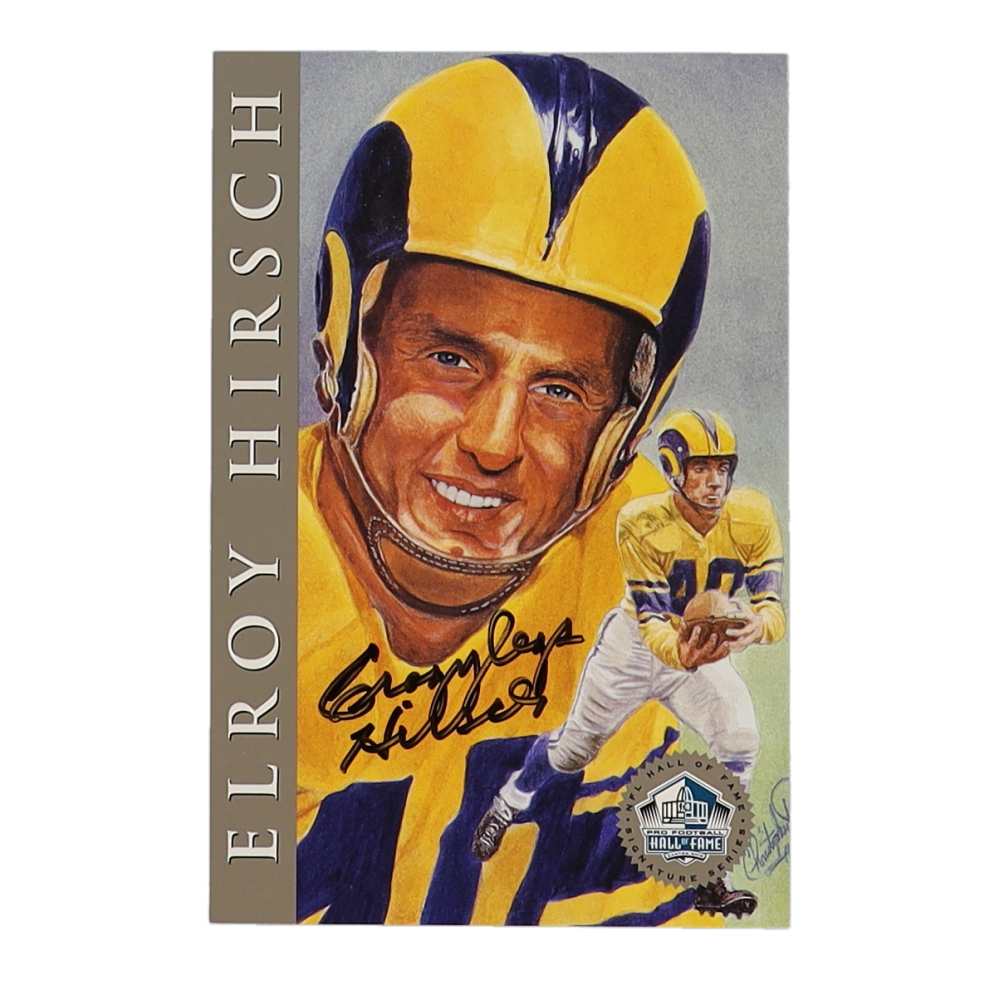 Elroy Hirsch Signed LE 1998 HOF Signature Series Card (JSA) | Pristine Auction