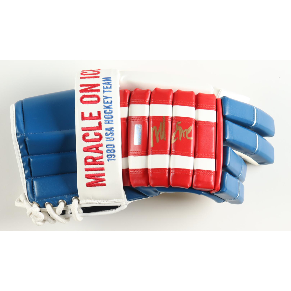 Mike Eruzione Signed Team USA "Miracle On Ice" Hockey Glove (Low Sport ...