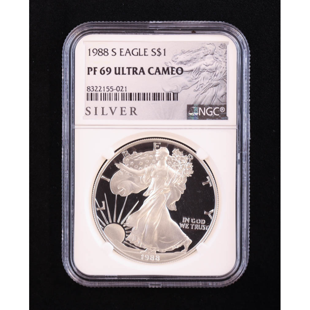 1988-S Proof American Silver Eagle (NGC PF69 ULTRA CAMEO) | Pristine Auction