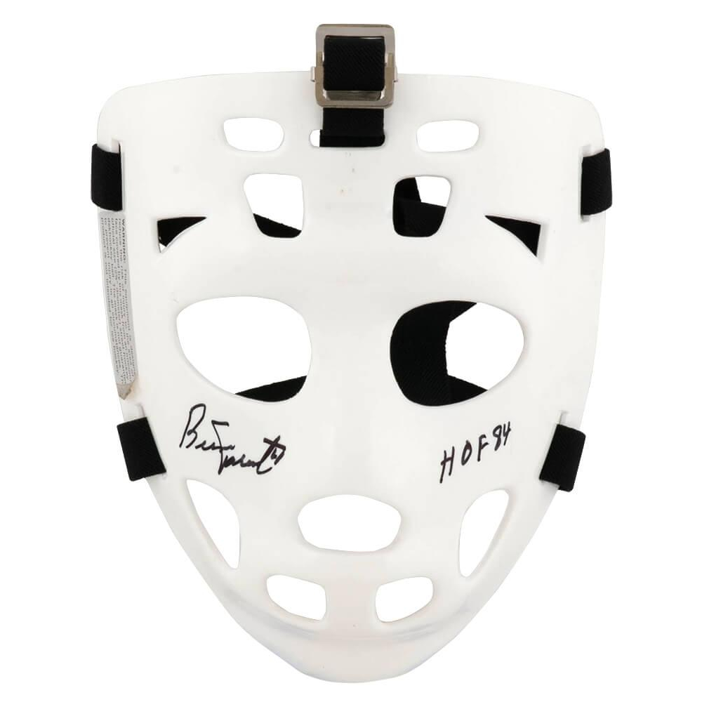 Bernie Parent Signed Throwback Hockey Goalie Mask Inscribed "HOF 84 ...