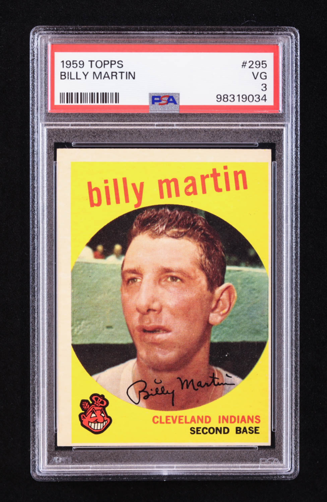 Billy Martin 1959 Topps #295 (PSA 3) | Pristine Auction