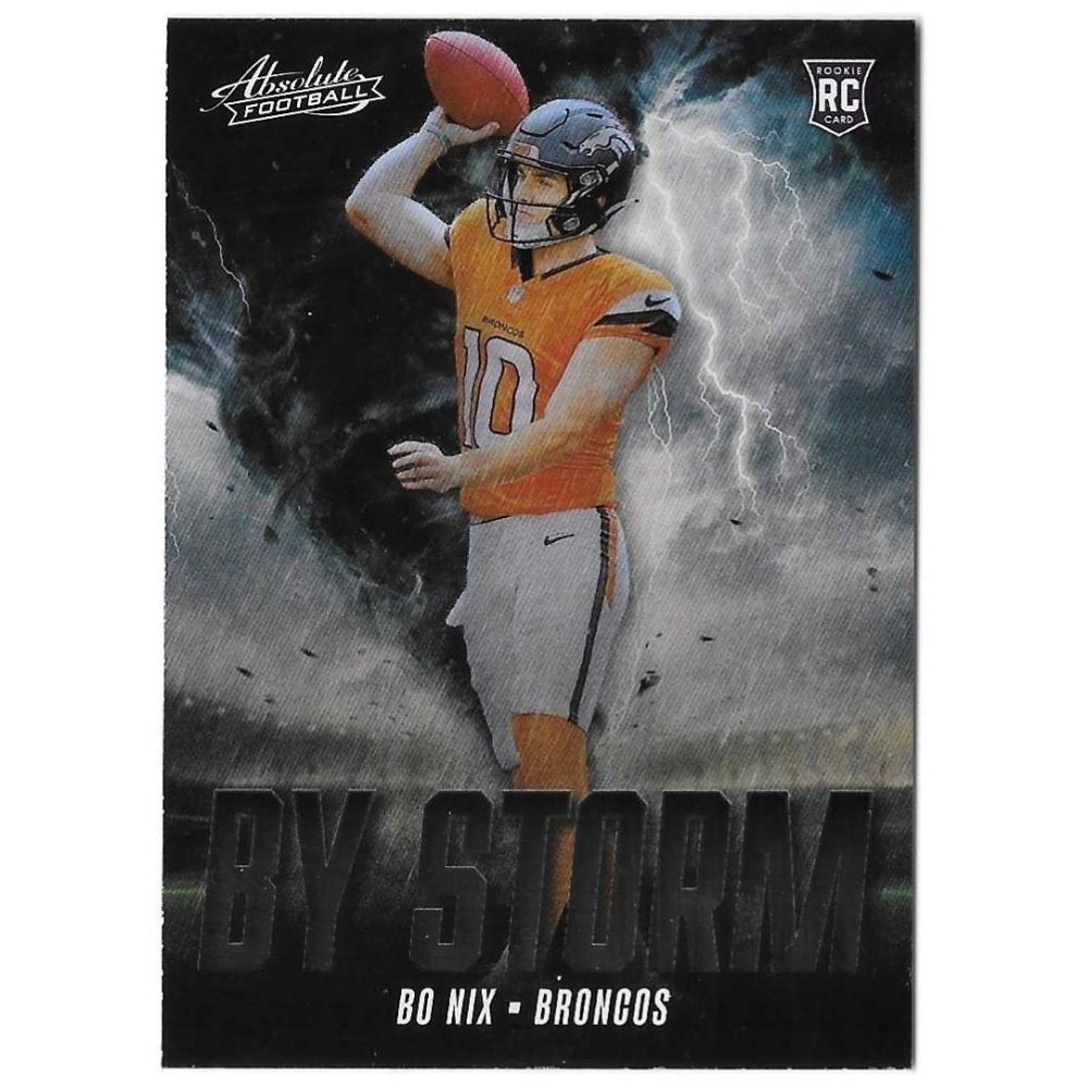 Bo Nix 2024 Absolute By Storm #BSBNX RC | Pristine Auction