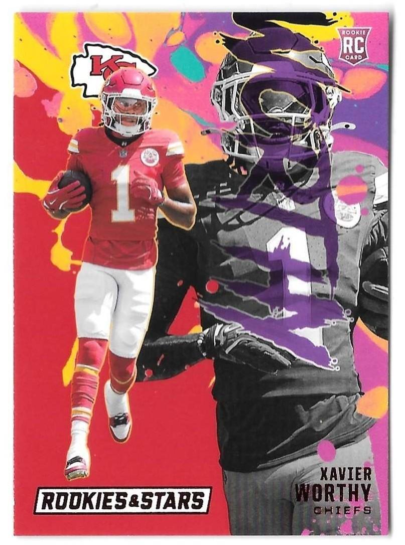 Xavier Worthy 2024 Rookies and Stars Rookie Exclusive #RE-XWY RCC ...