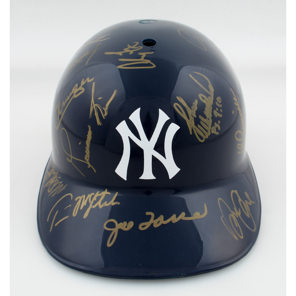 1996 Yankees Full-Size Batting Helmet Team-Signed By (22) with Joe ...