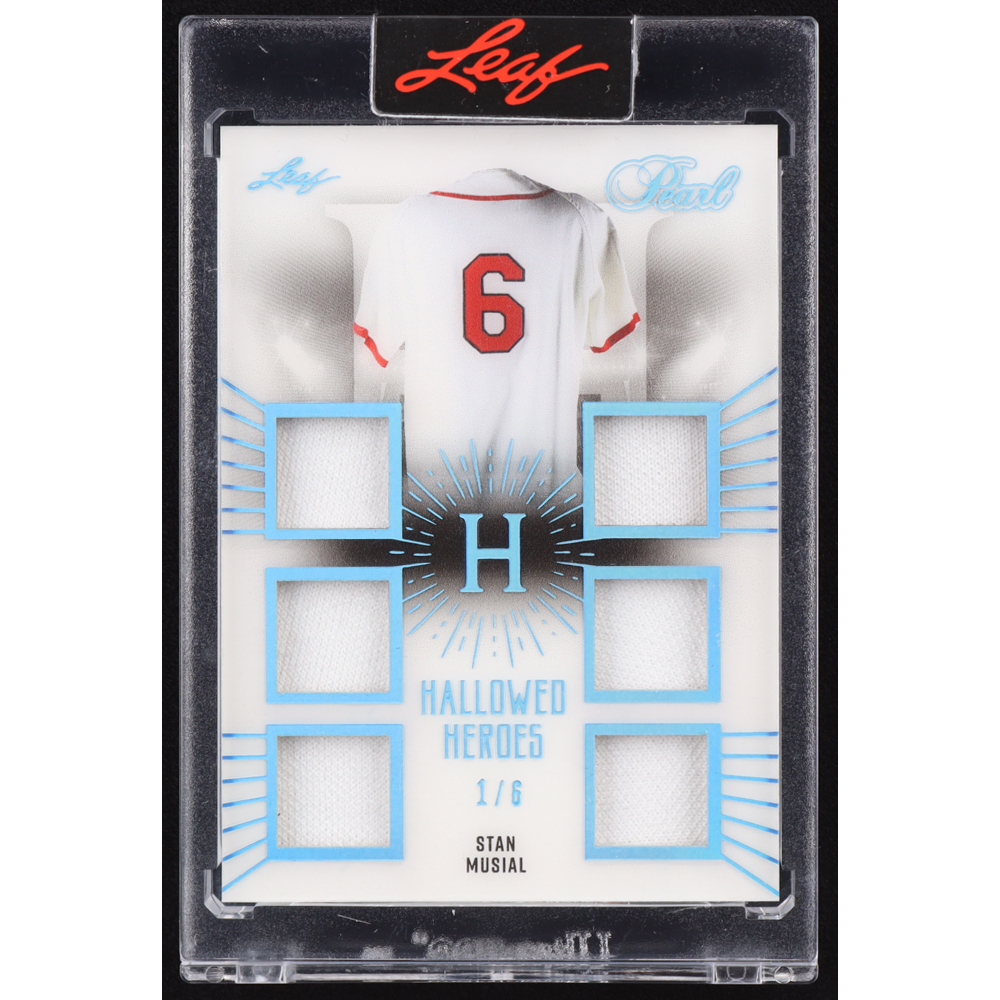 Stan Musial 2022 Leaf Pearl Hallowed Heroes Memorabilia Spectrum ...