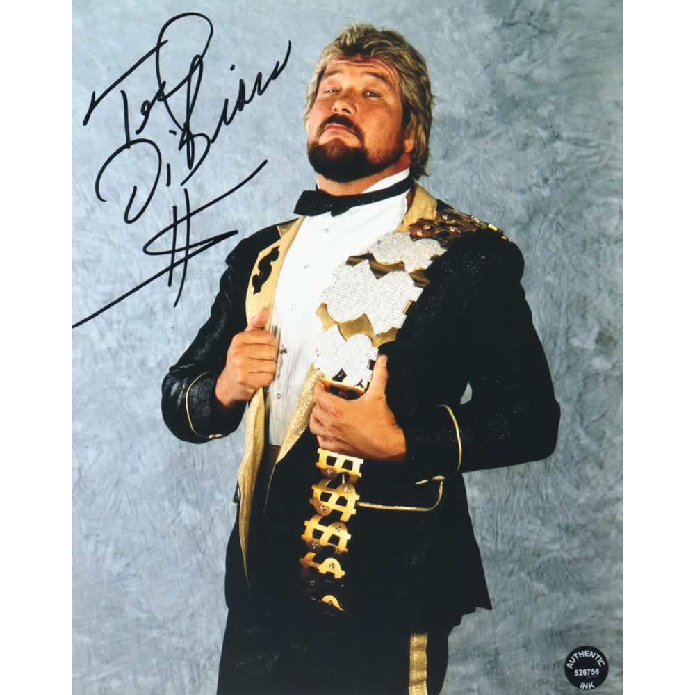 Ted DiBiase Signed WWE 8x10 Photo (Playball Ink) | Pristine Auction