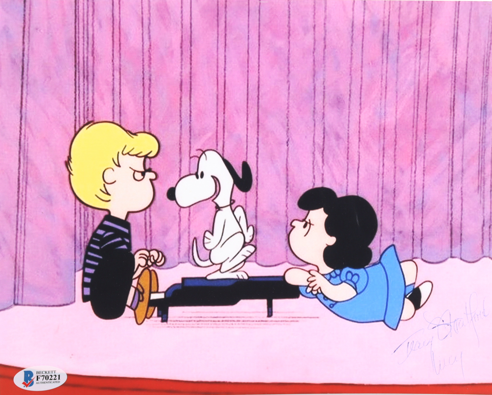 Tracy Stratford Signed "Peanuts" 8x10 Photo Inscribed "Lucy" (Beckett) | Pristine Auction