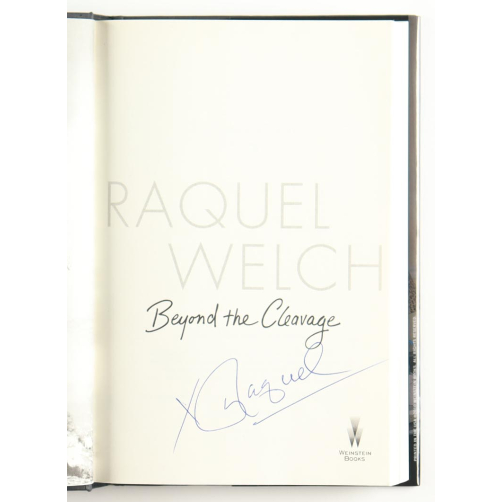 Raquel Welch Signed "Beyond The Cleveage" Hardcover Book (JSA ...