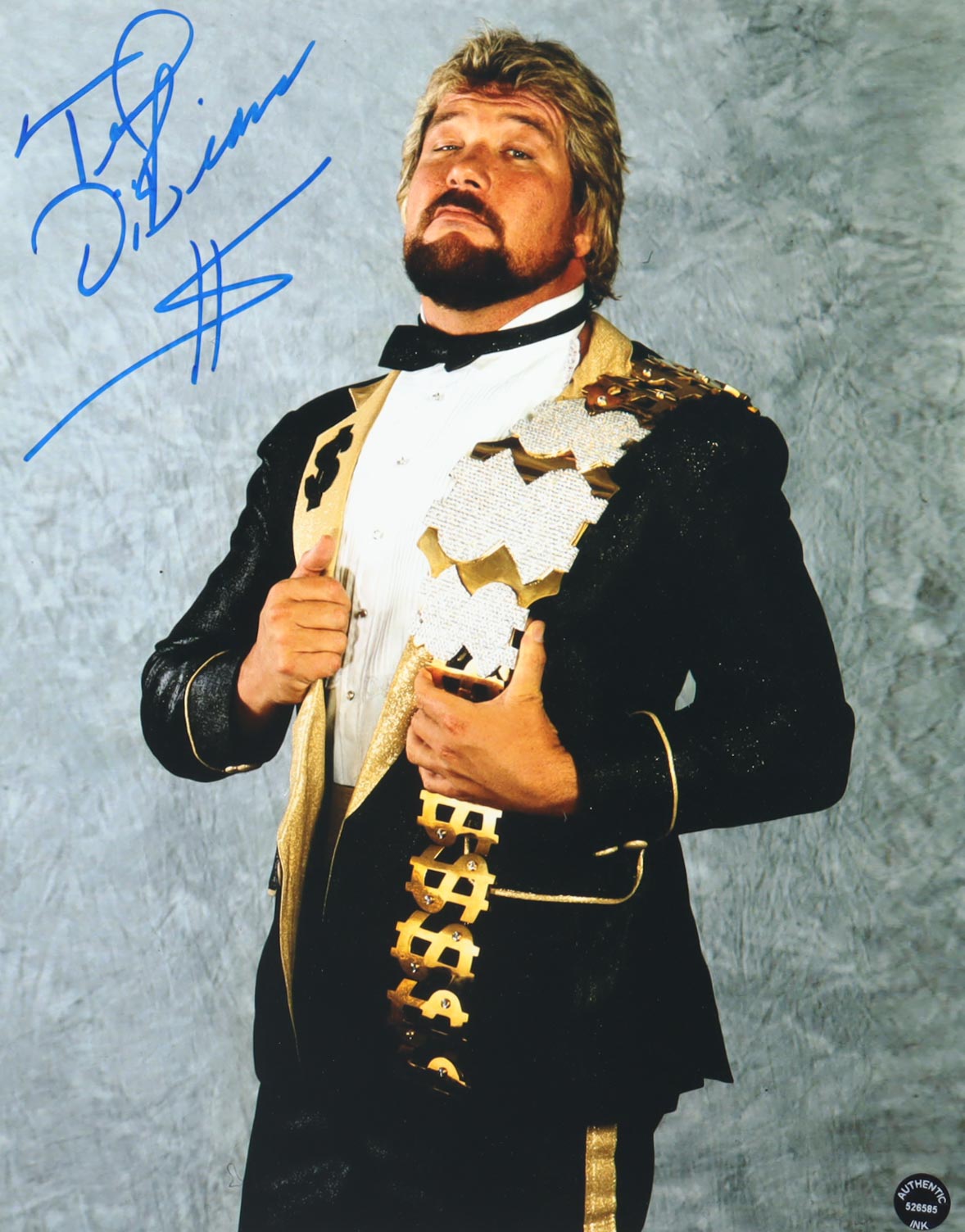 Ted DiBiase Signed WWE 11x14 Photo (Playball Ink) | Pristine Auction