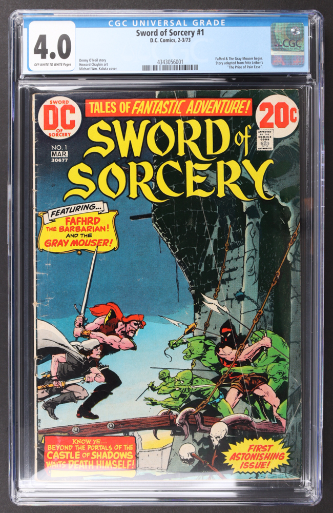1973 "Sword of Sorcery" Issue #1 D.C. Comic Book (CGC 4) | Pristine Auction