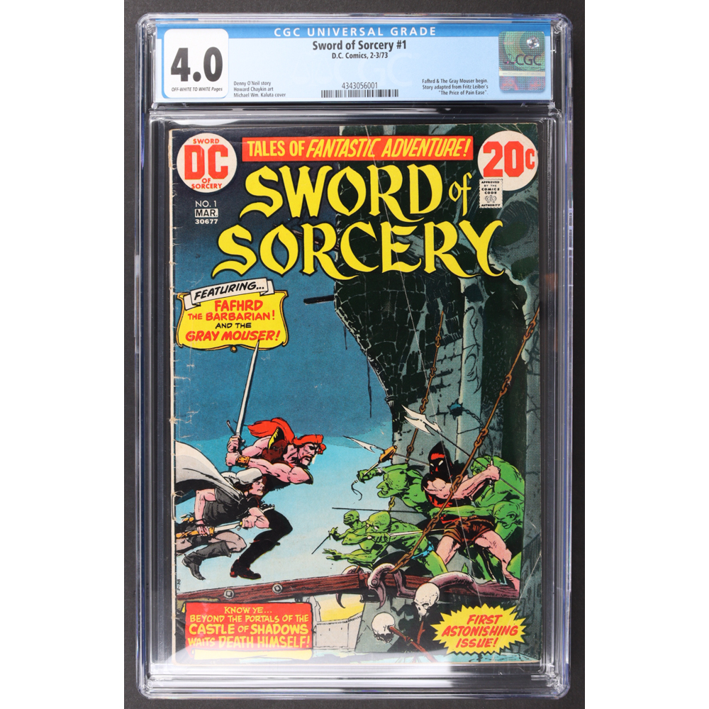1973 "Sword of Sorcery" Issue #1 D.C. Comic Book (CGC 4) | Pristine Auction