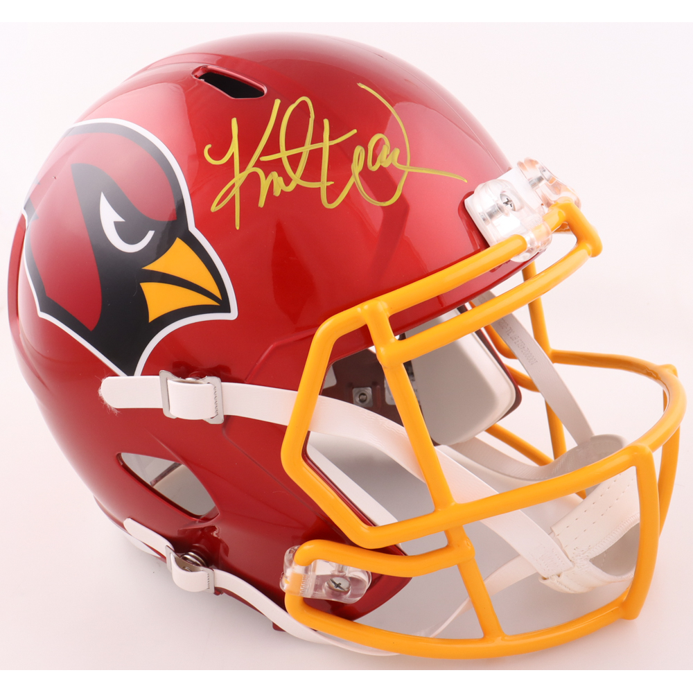 Kurt Warner Signed Cardinals Full Size Flash Alternate Speed Helmet ...