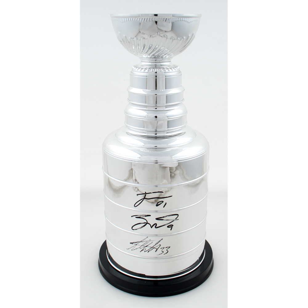Jonathan Marchessault, Jack Eichel, & Adin Hill Signed Stanley Cup ...