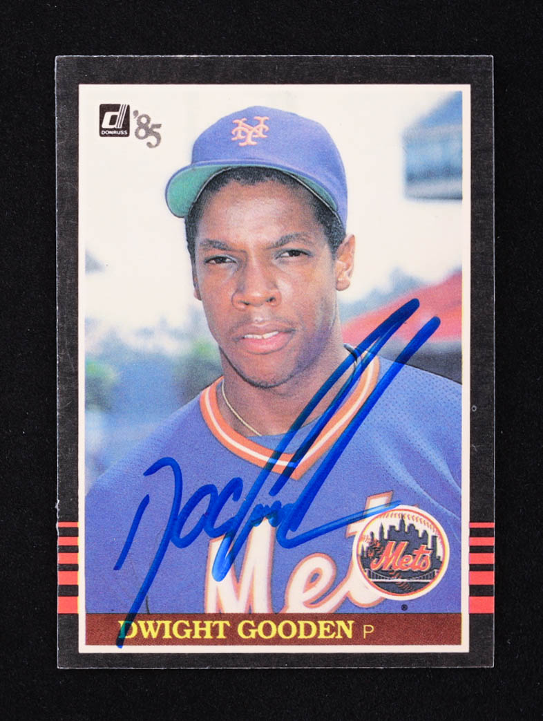 Dwight Gooden Signed 1985 Donruss #190 RC (Beckett) | Pristine Auction