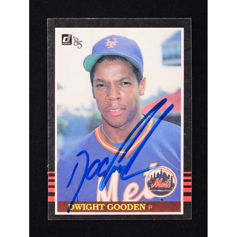Dwight Gooden Signed 1985 Donruss #190 RC (Beckett) | Pristine Auction