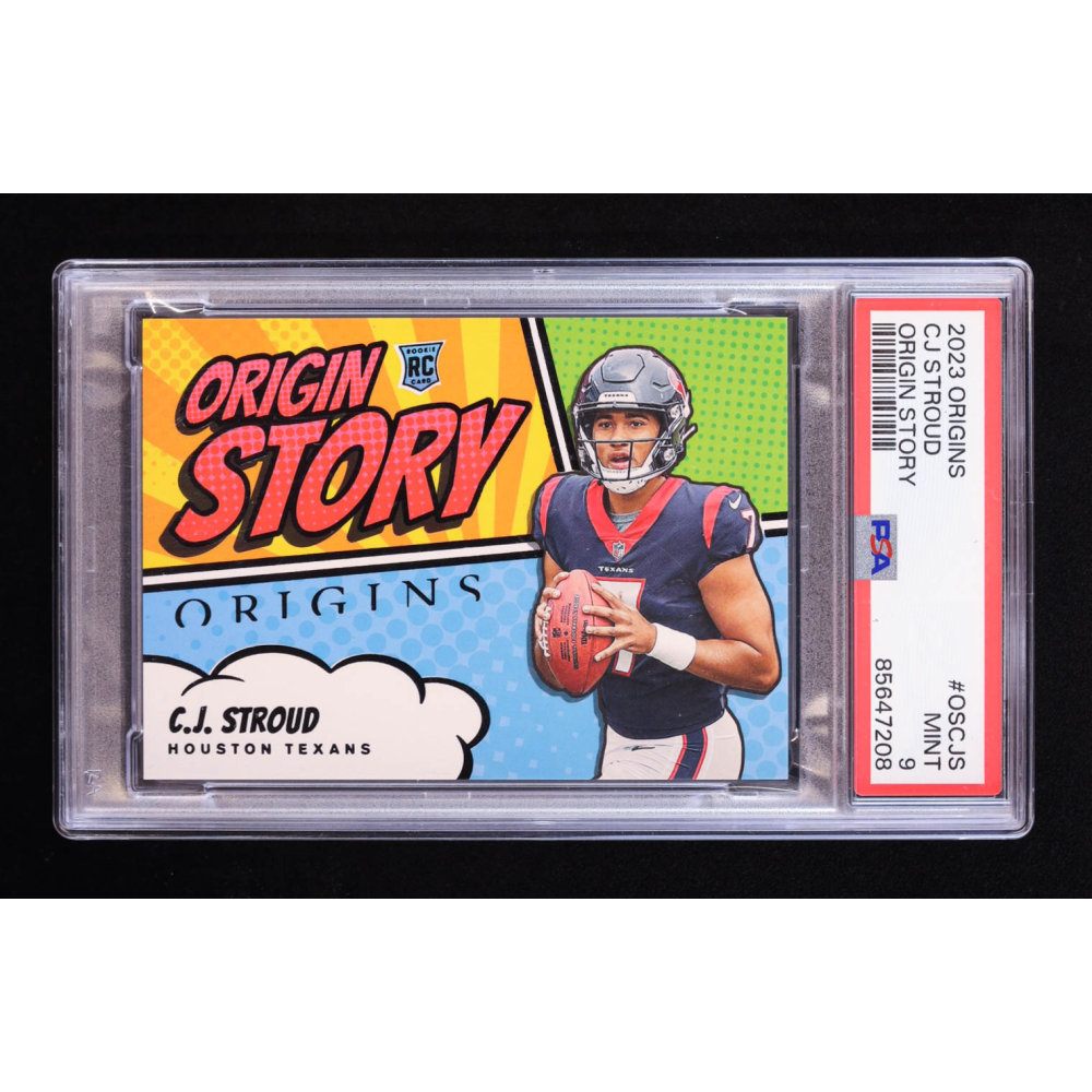 CJ Stroud 2023 Panini Origins Origin Story #OSCJS RC (PSA 9) | Pristine ...