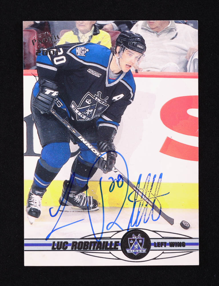 Luc Robitaille Signed 2000-01 Pacific #201 (Beckett) | Pristine Auction